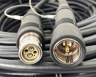 Hybird Cable SMPTE304 SMPTE911 3K93C SMPTE Fiber Connector EDW FXW Plug