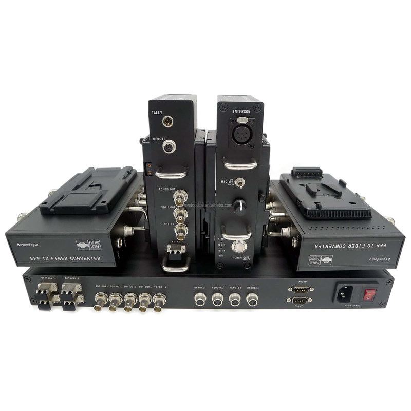 BIDI 3G or 4K 12G SDI with Tally Intercom For Camera Live Transmission System